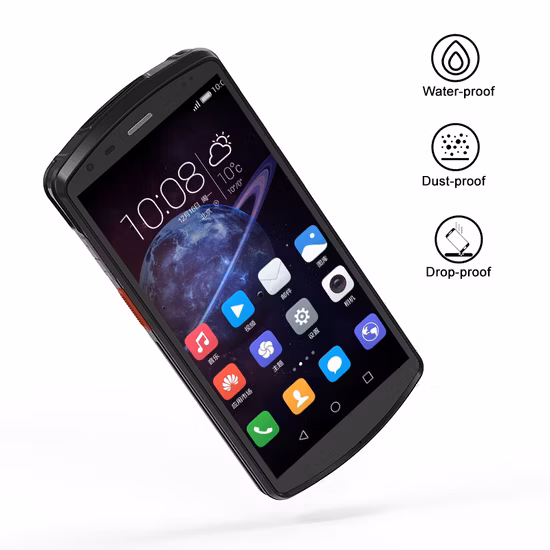 Handheld Industrial PDA Barcode Scanner Android with Fingerprint Reader - OEM Barcode Scanner ...